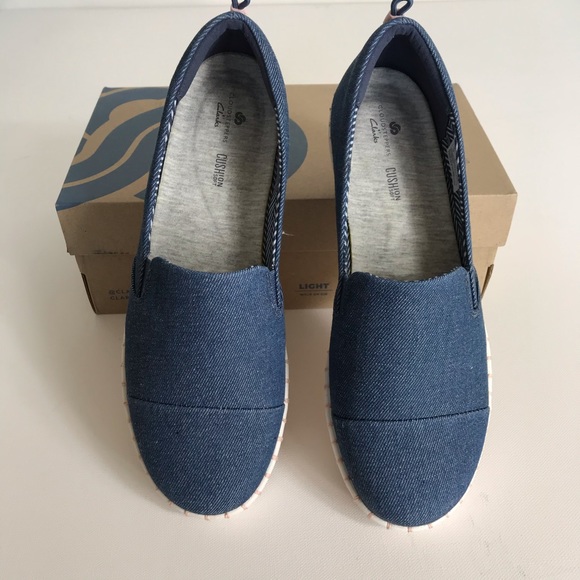Clarks | Shoes | Clarks Step Glow Cloudsteppers Slipon Shoes | Poshmark